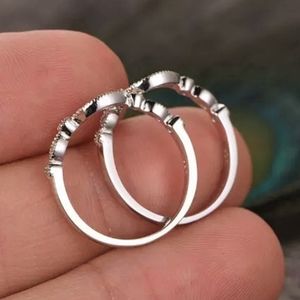 Luckys Lady | Jewelry | Crescent Moon Guard 925 Sterling Silver Pave ...